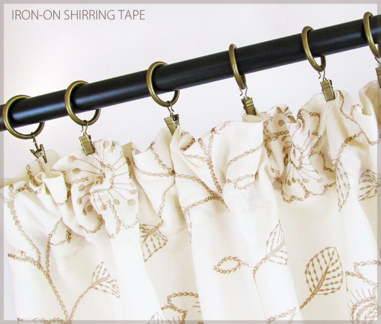 Drapery Tapes: The Fastest Way to Finish Curtains - Sew4Home