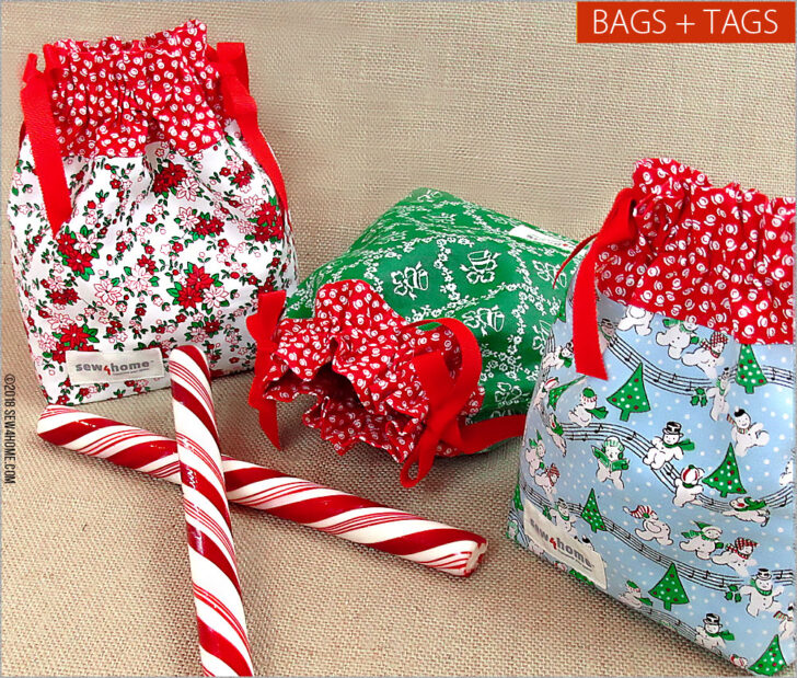 Mini Drawstring Gift Bags - Sew4Home