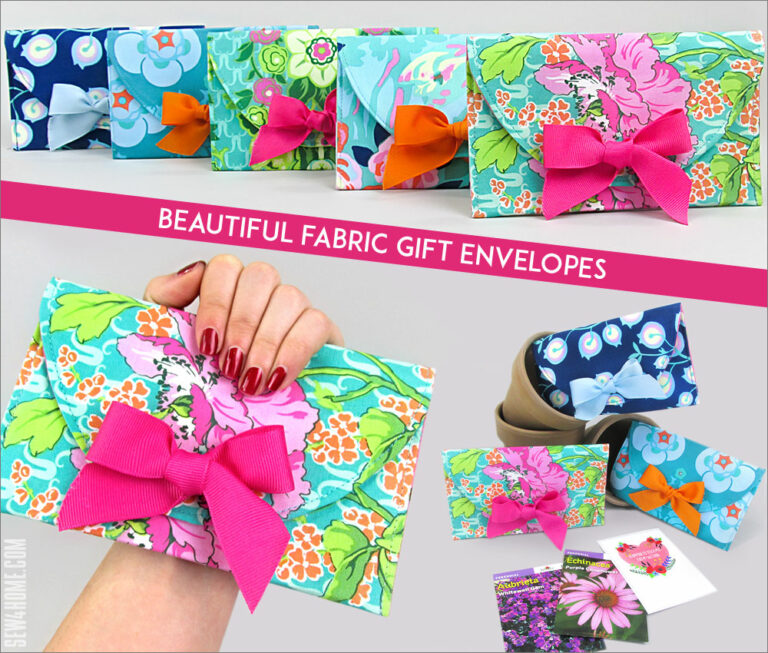 Fabric Gift Envelopes - Sew4Home
