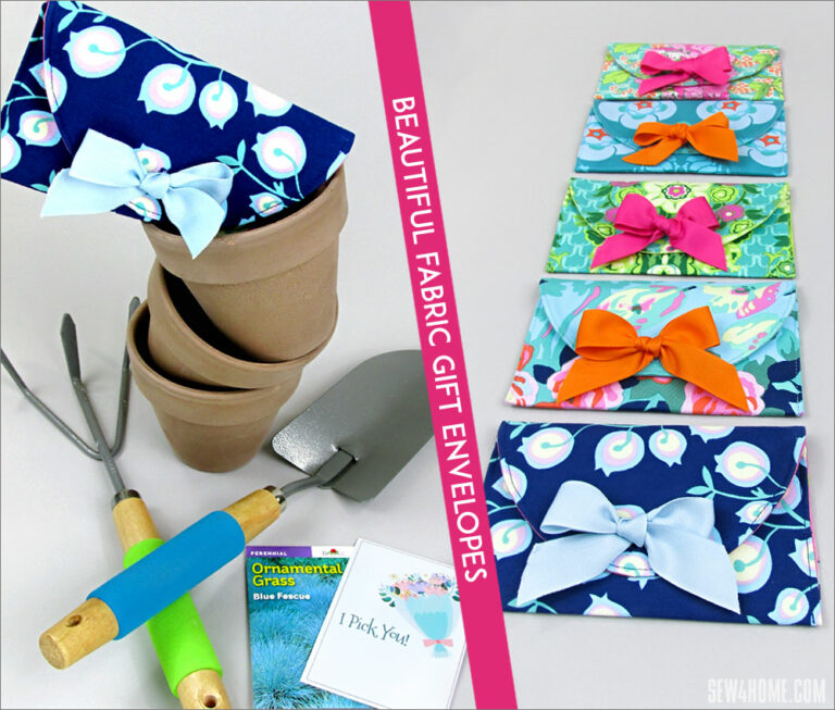Fabric Gift Envelopes - Sew4Home