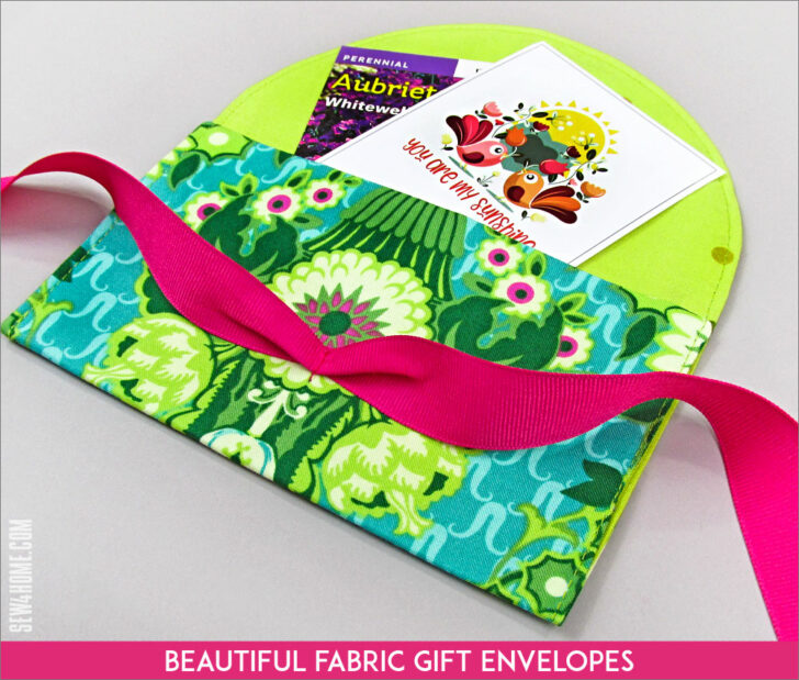 Fabric Gift Envelopes - Sew4Home