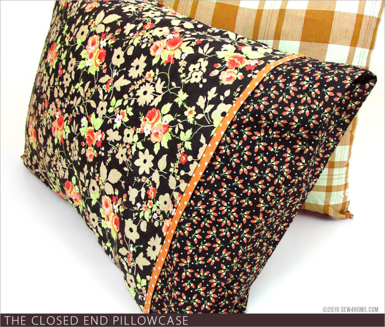 Pillowcase with Closed Overlap Ends - Sew4Home