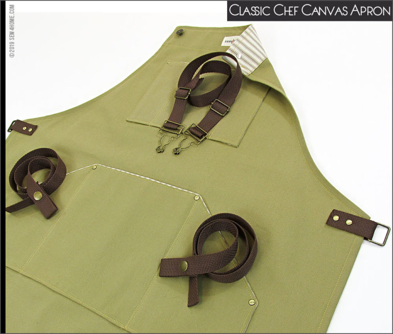 Classic Chef Canvas Apron - Sew4Home