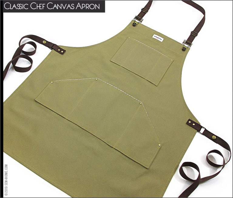 Classic Chef Canvas Apron - Sew4Home