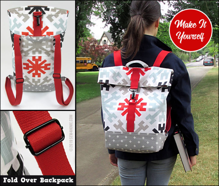 Fold Over Backpack - Sew4Home