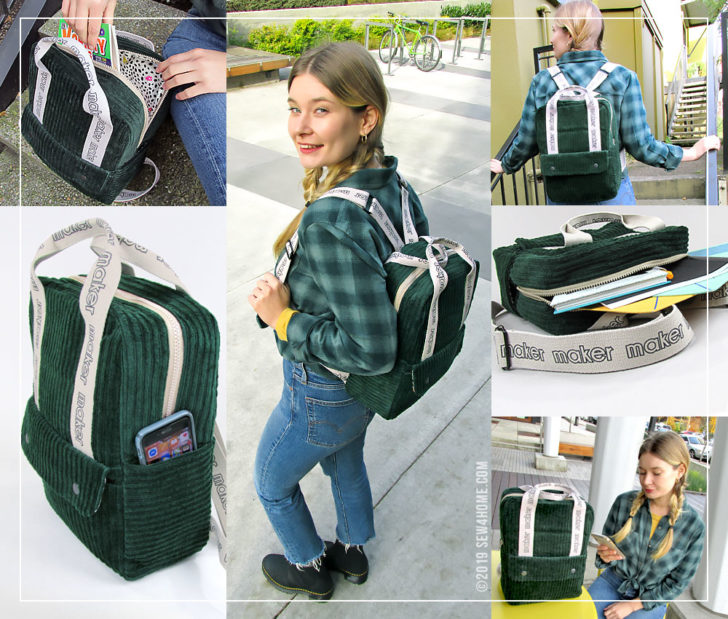 The Walkabout Corduroy Backpack - Sew4Home