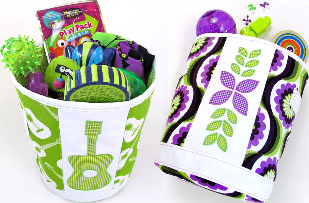 Kids' Round Storage Bins - Sew4Home