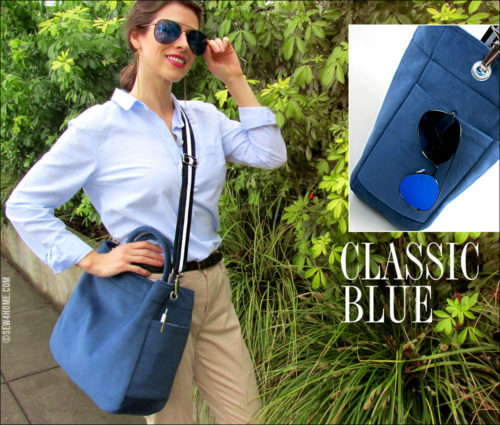 The Classic Blue Tote - Sew4Home