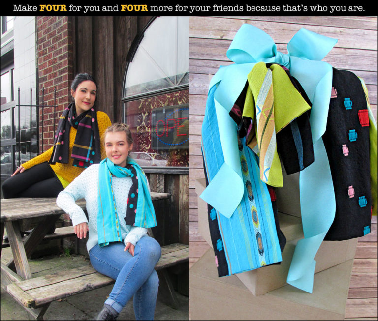 Loominous Reflection Scarves - Sew4Home
