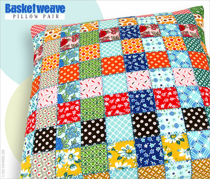 Basketweave Pillow Pair - Sew4Home