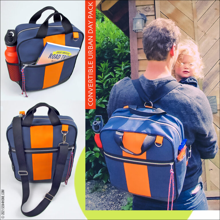 Convertible Urban Day Pack - Sew4Home