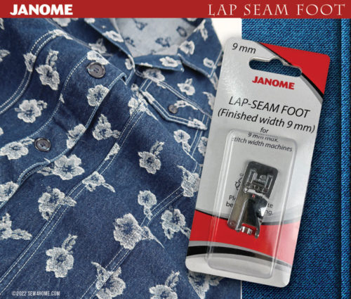 Janome Lap Seam Foot - Sew4Home
