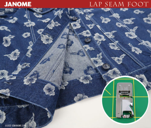 Janome Lap Seam Foot - Sew4Home