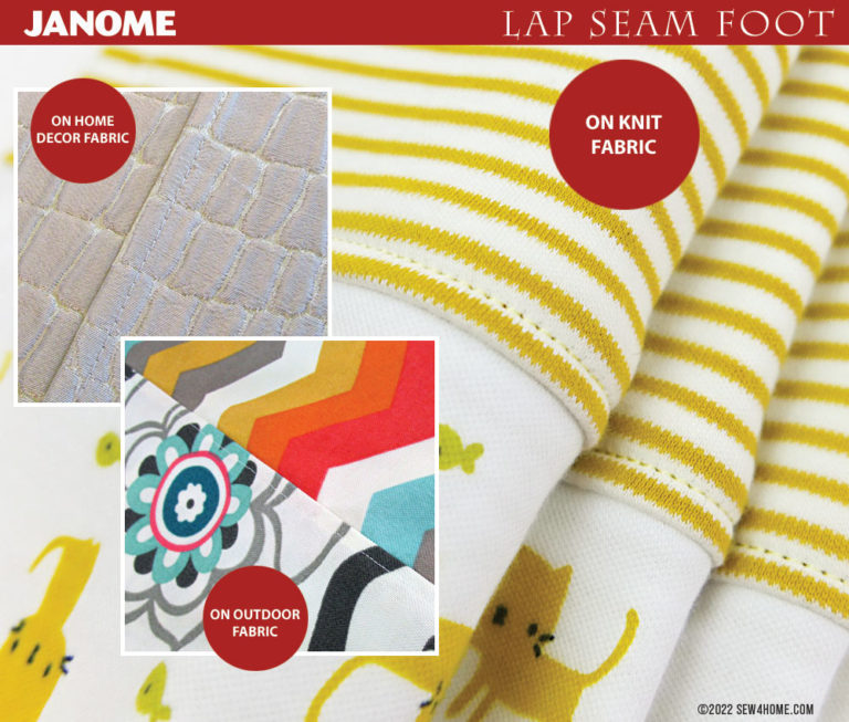 Janome Lap Seam Foot - Sew4Home