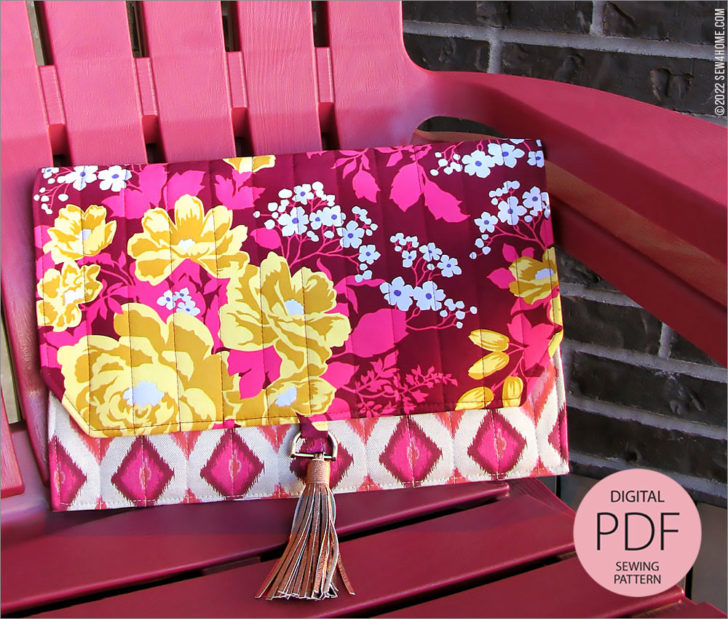 Quilted Slimline Device Case - Sew4Home