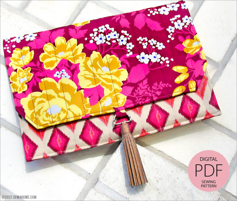 Quilted Slimline Device Case - Sew4Home