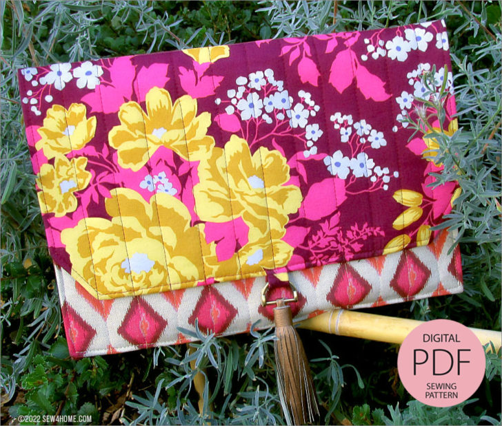 Quilted Slimline Device Case - Sew4Home