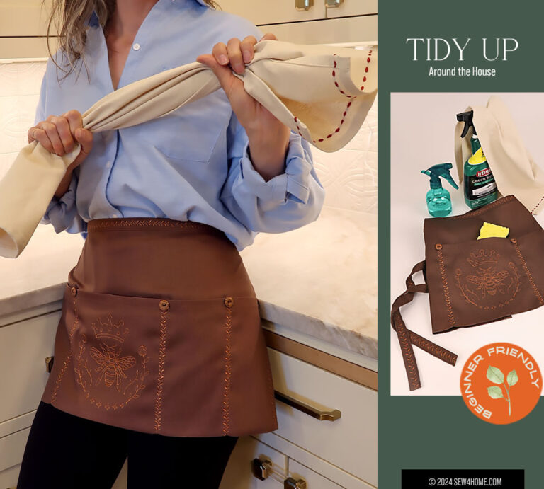 Five Pocket Half Apron - Sew4Home