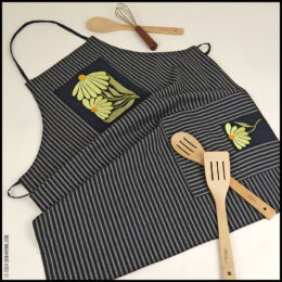 Patch Pocket Drawstring Apron - Sew4Home